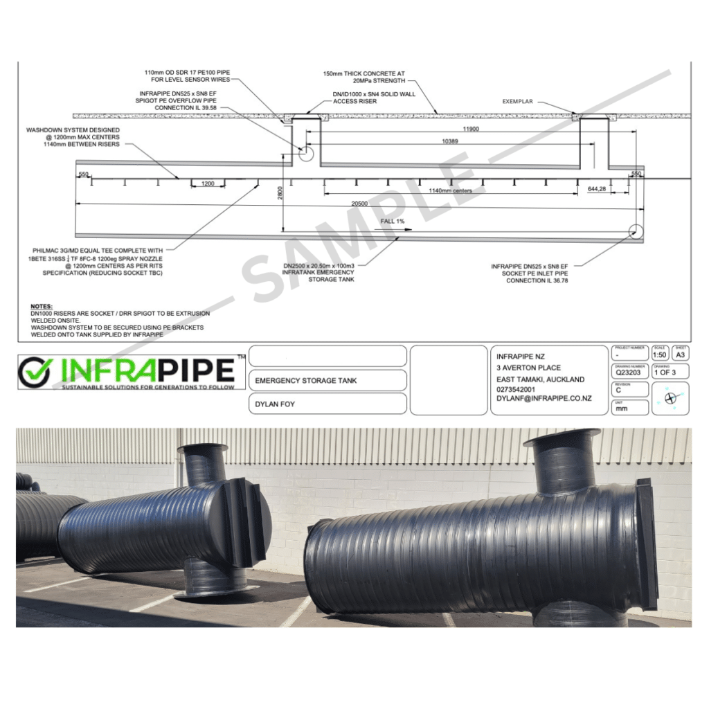 Infratank Tanks - Large Underground Tanks - Infrapipe